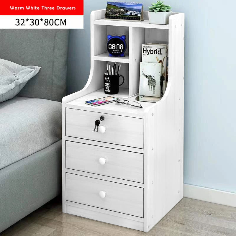 Bedside Table With Drawers 23008 – Desks NZ